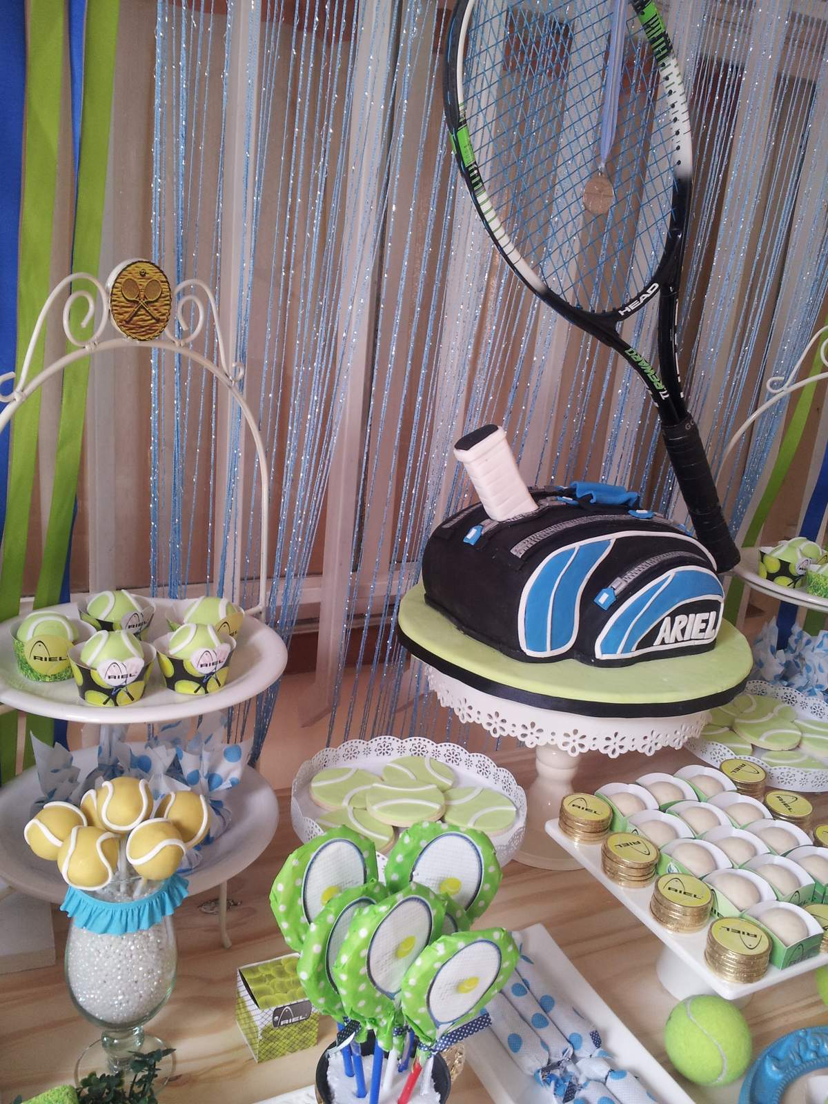 Tennis Birthday Party Ideas | Photo 1 of 35 | Catch My Party