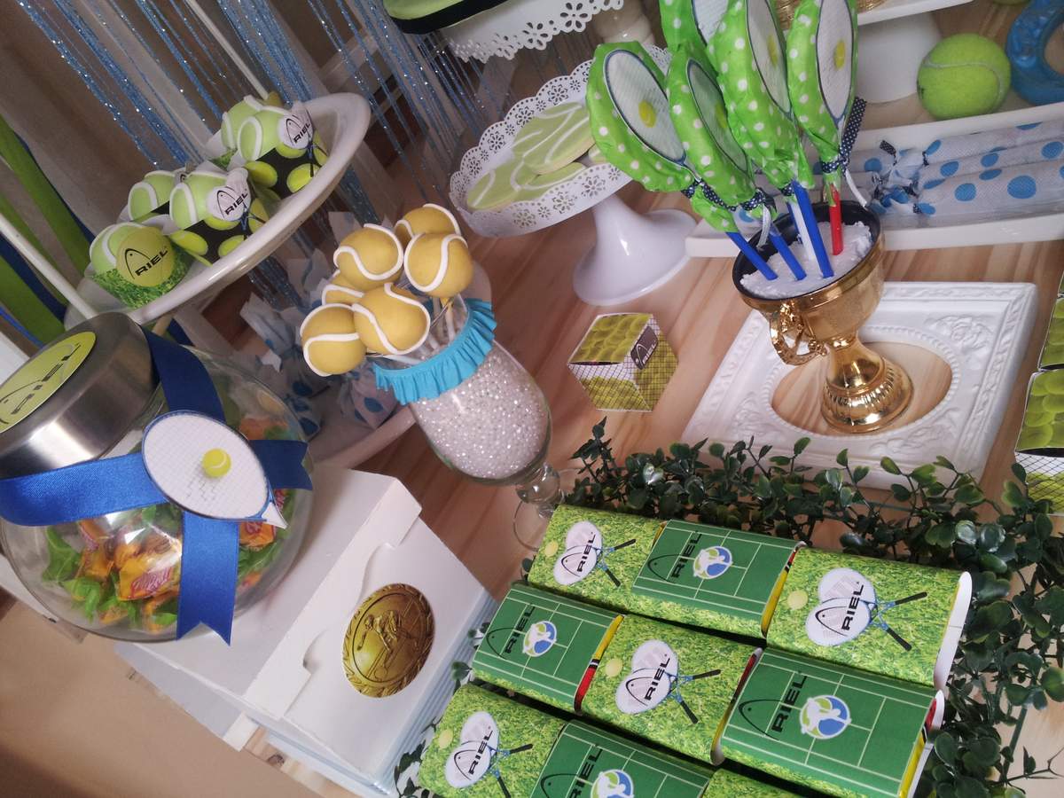 Tennis Birthday Party Ideas | Photo 1 of 35 | Catch My Party