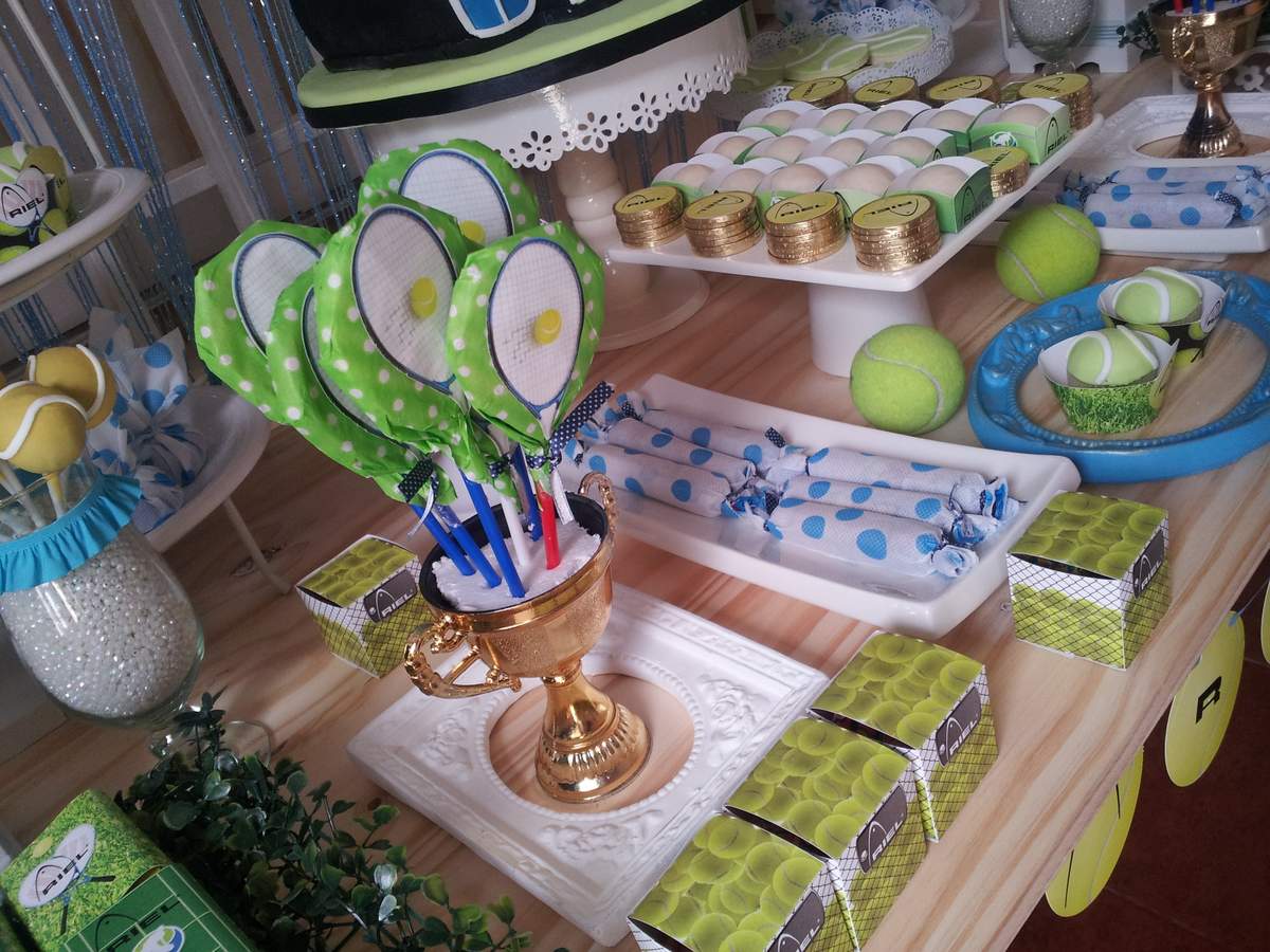 Tennis Birthday Party Ideas | Photo 1 of 35 | Catch My Party