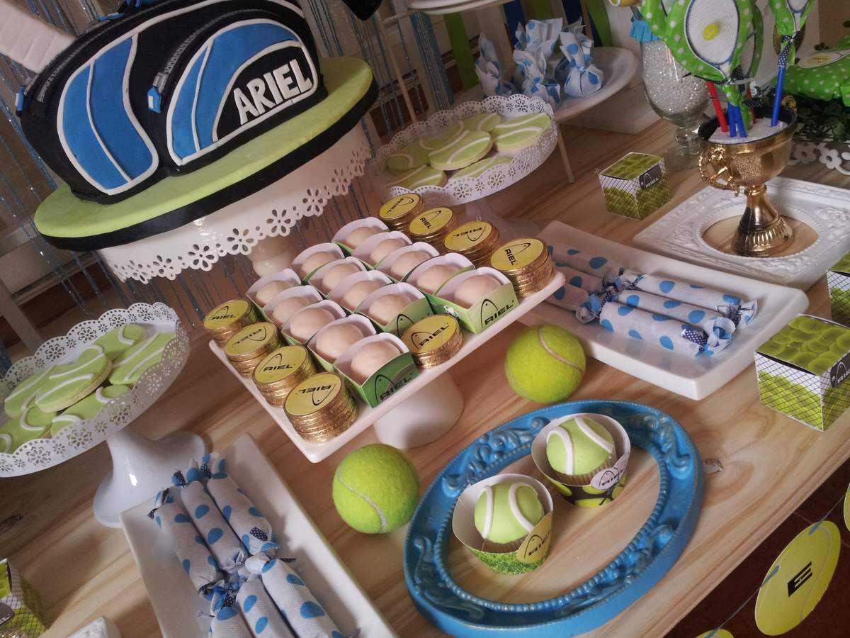 Tennis Birthday Party Ideas | Photo 1 of 35 | Catch My Party