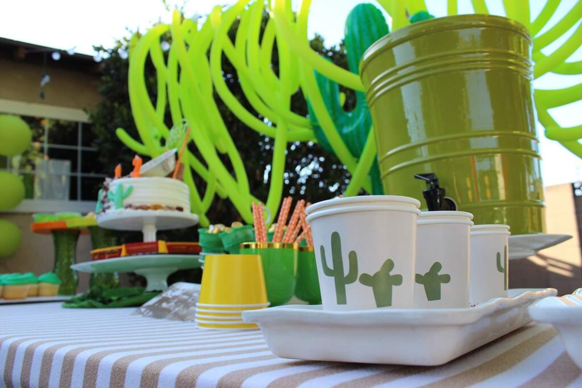 Gold mining cactus Birthday Party Ideas | Photo 5 of 71 | Catch My Party