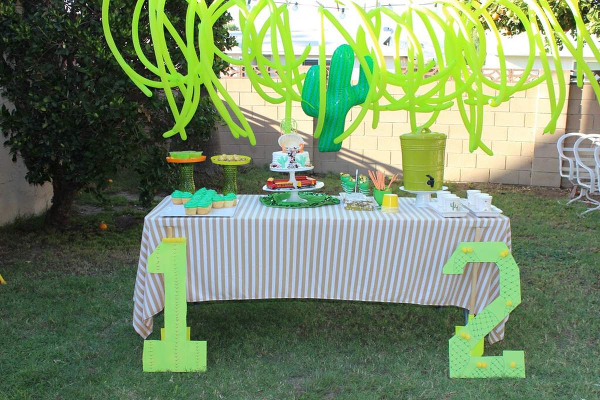Gold mining cactus Birthday Party Ideas | Photo 21 of 71 | Catch My Party