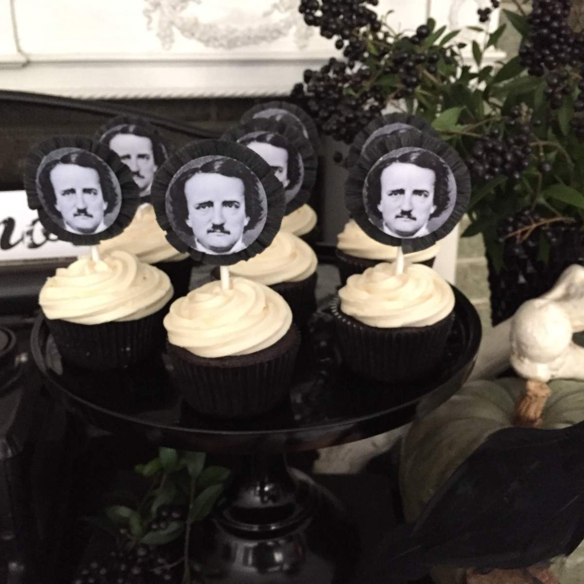 Edgar Allan Poe Halloween Party Ideas | Photo 1 of 25 | Catch My Party