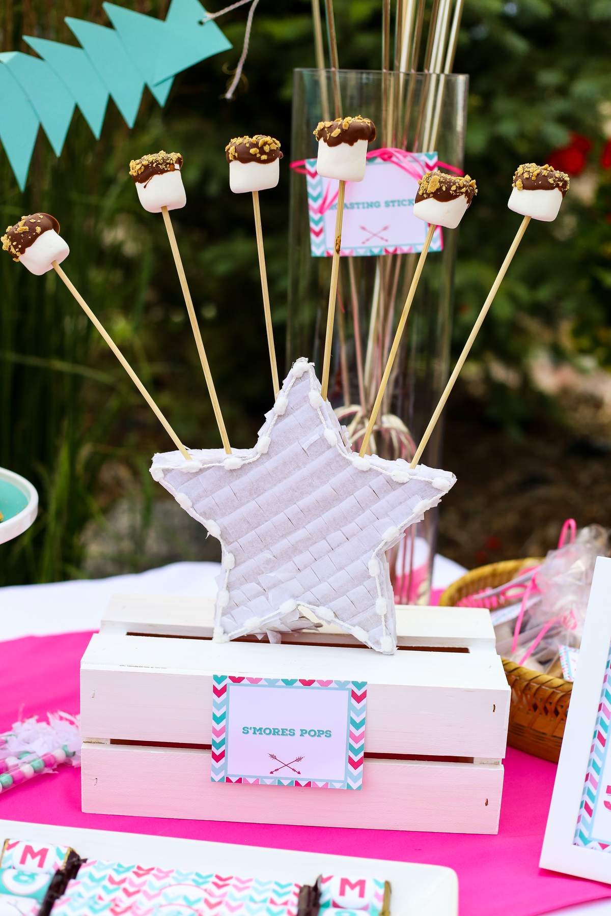 S'mores Under the Stars Birthday Party Ideas | Photo 26 of 48 | Catch ...