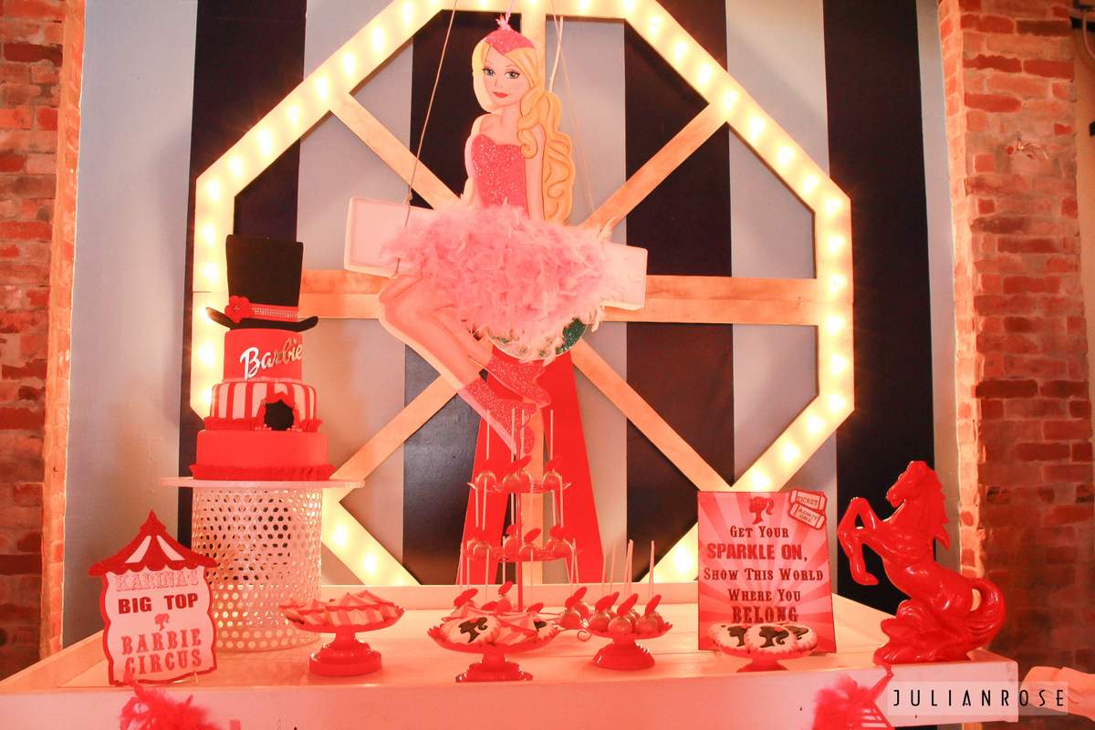 Barbie Circus Birthday Party Ideas | Photo 4 of 14 | Catch My Party