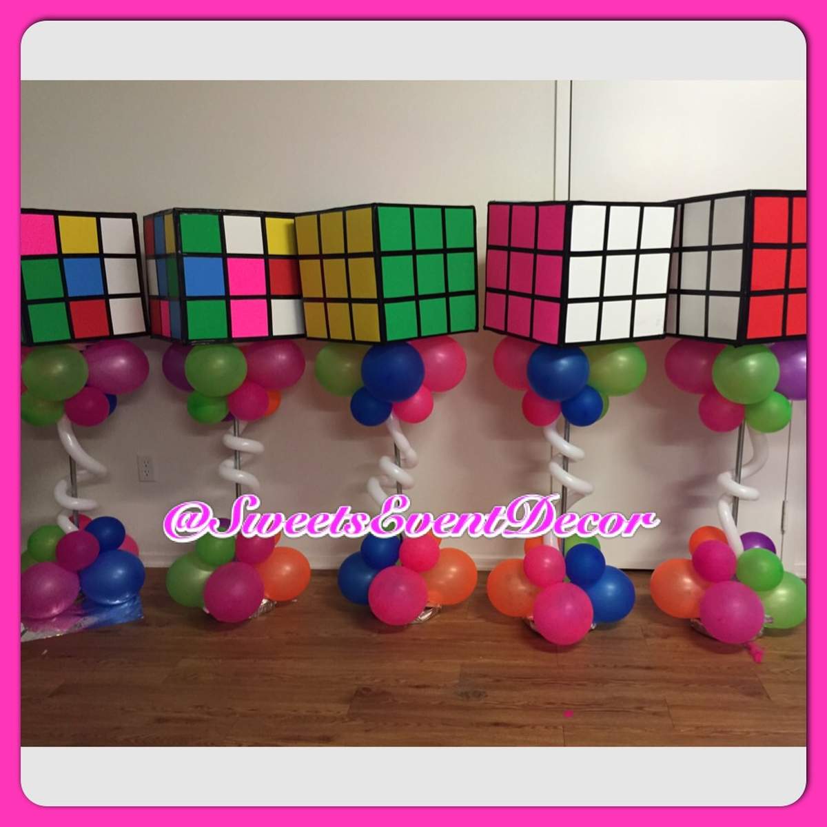 80's Theme - Rubix Cube Quinceañera Party Ideas | Photo 1 of 11 | Catch ...