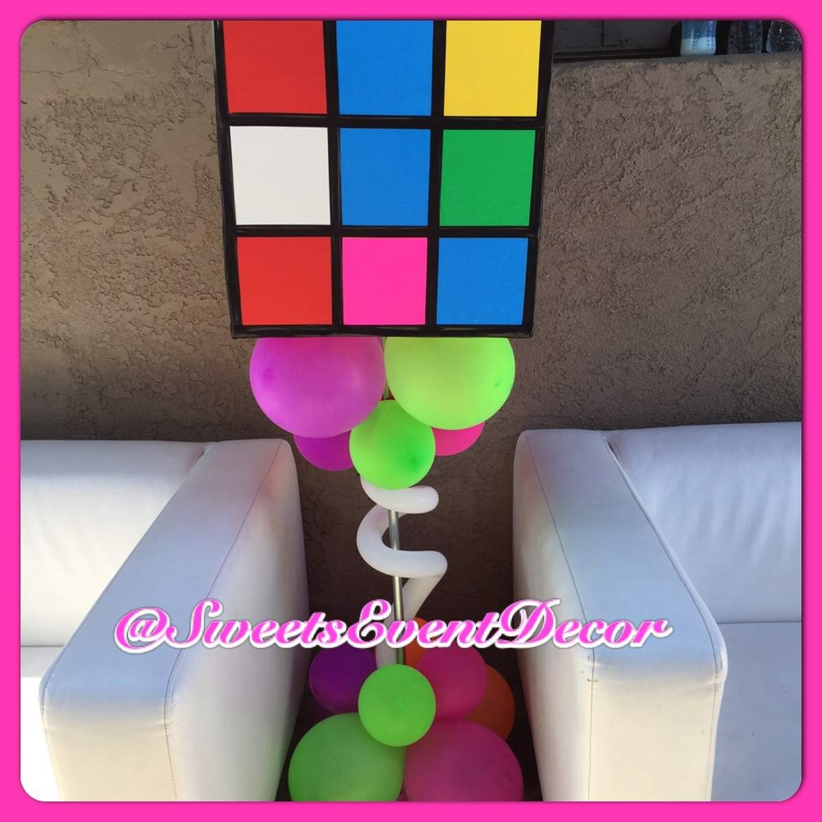 80's Theme - Rubix Cube Quinceañera Party Ideas | Photo 2 of 11 | Catch ...
