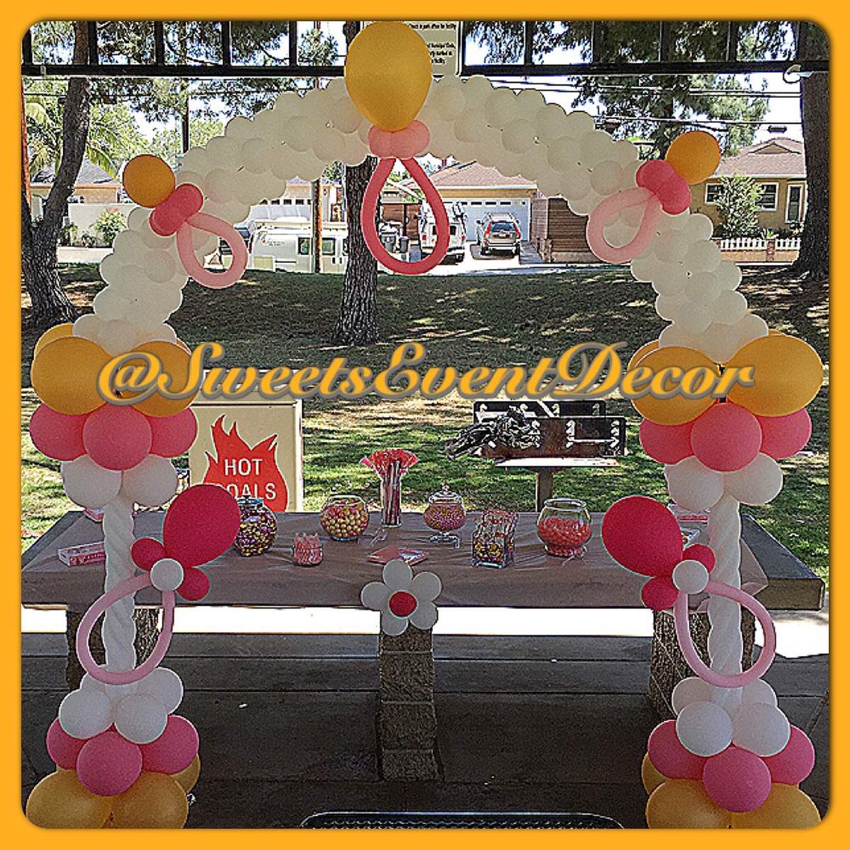 Pink & Gold Baby Rattles Baby Shower Party Ideas | Photo 1 of 5 | Catch ...