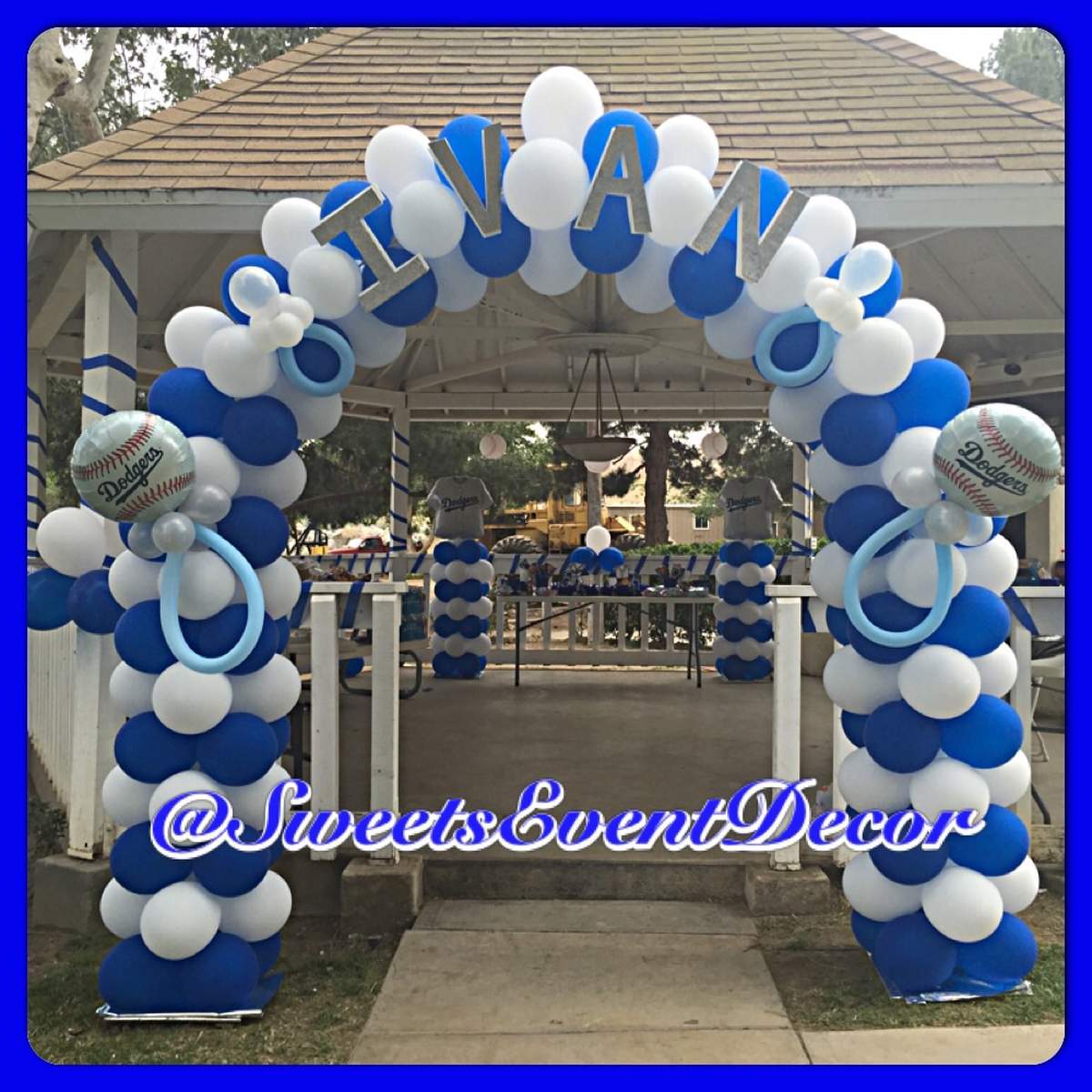 Dodgers Baseball Baby Shower Party Ideas | Photo 4 of 11 | Catch My Party