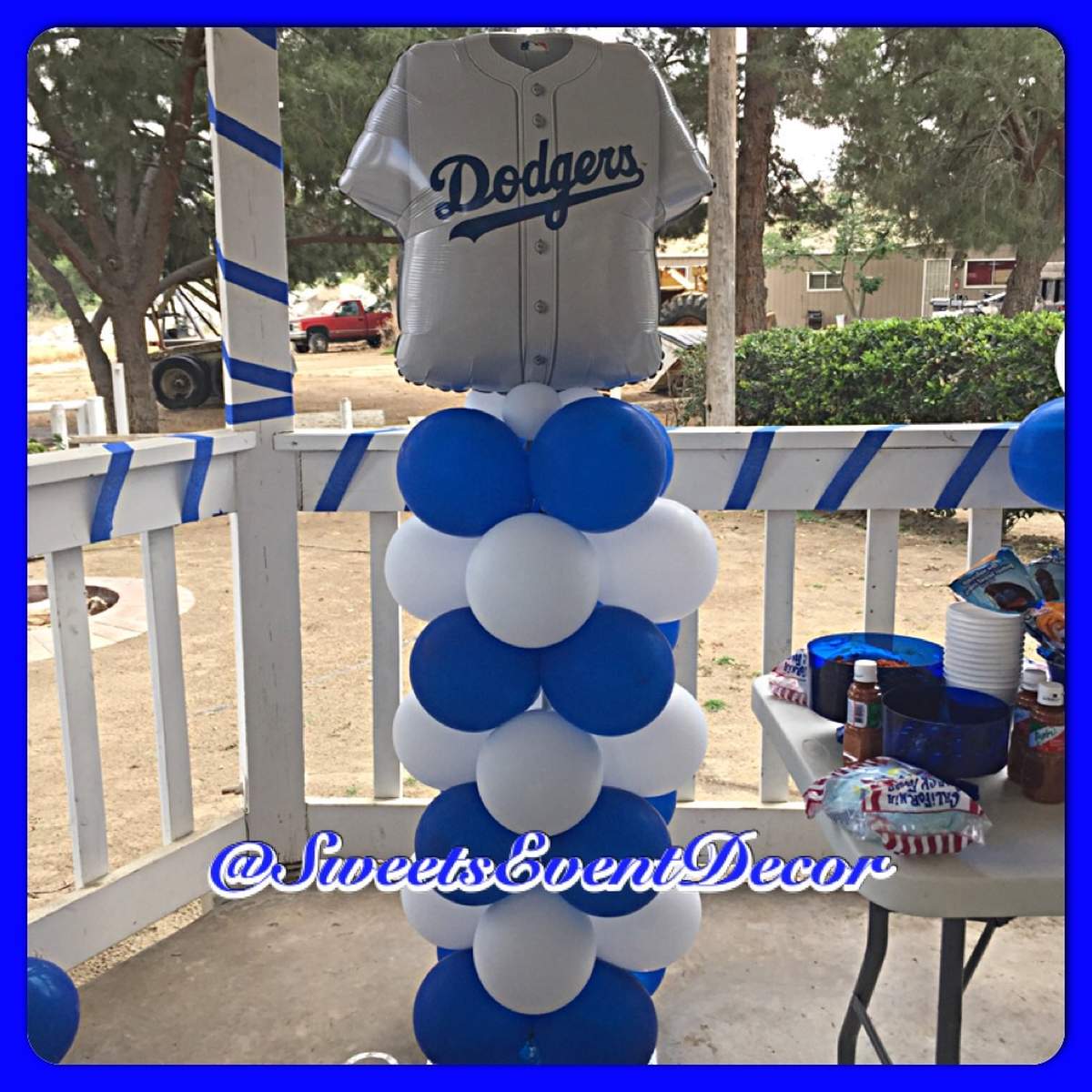 Dodgers Baseball Baby Shower Party Ideas | Photo 10 of 11 | Catch My Party