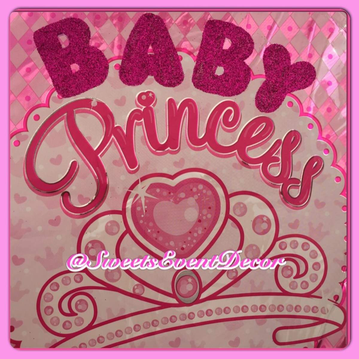 Pink baby Princess Baby Shower Party Ideas | Photo 5 of 17 | Catch My Party
