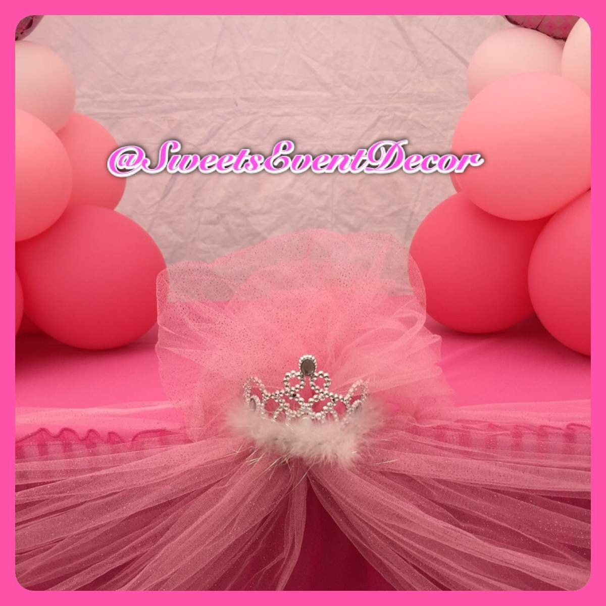 Pink baby Princess Baby Shower Party Ideas | Photo 5 of 17 | Catch My Party