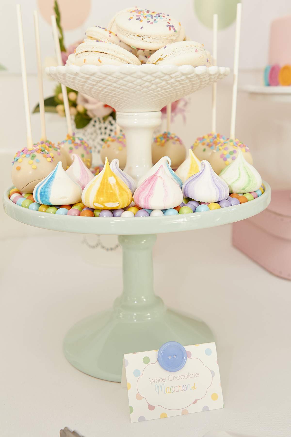 Hootabelle & Pastel Polka Dots Birthday Party Ideas | Photo 16 of 22 ...