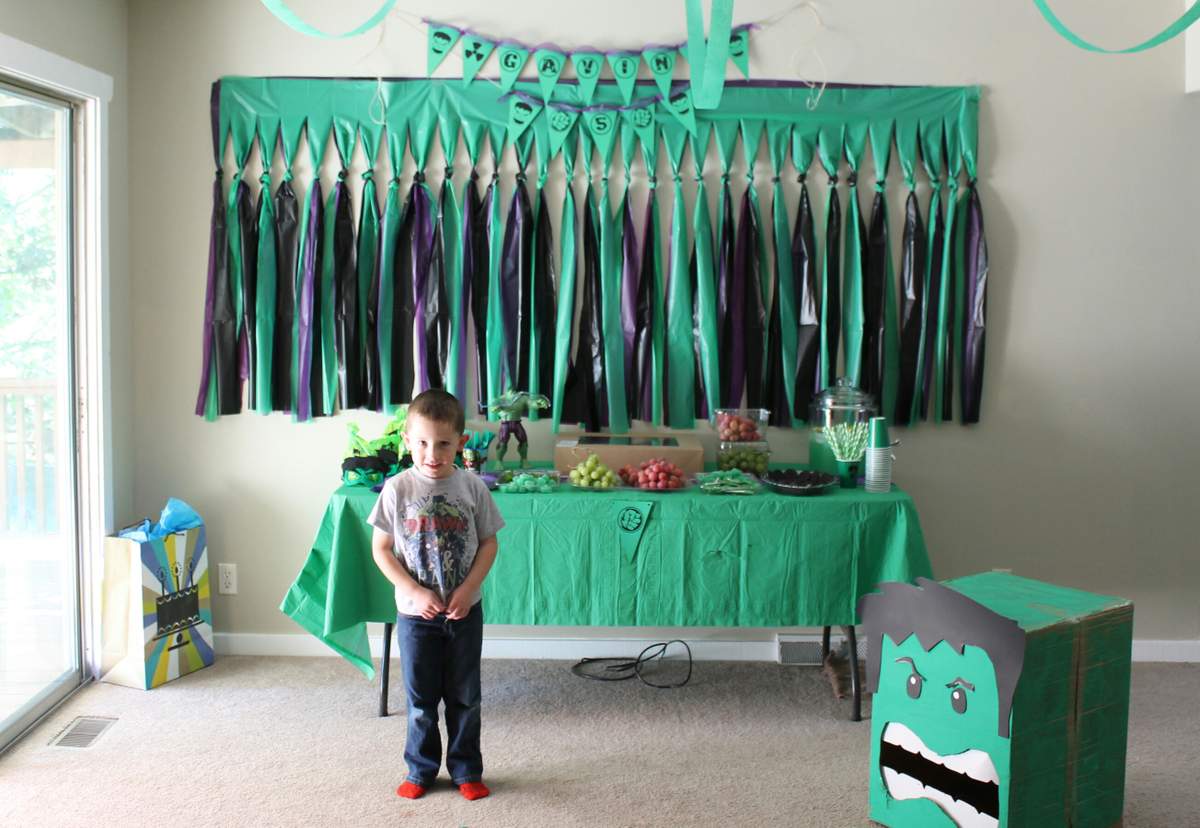 Hulk Birthday Party Ideas | Photo 5 of 16 | Catch My Party