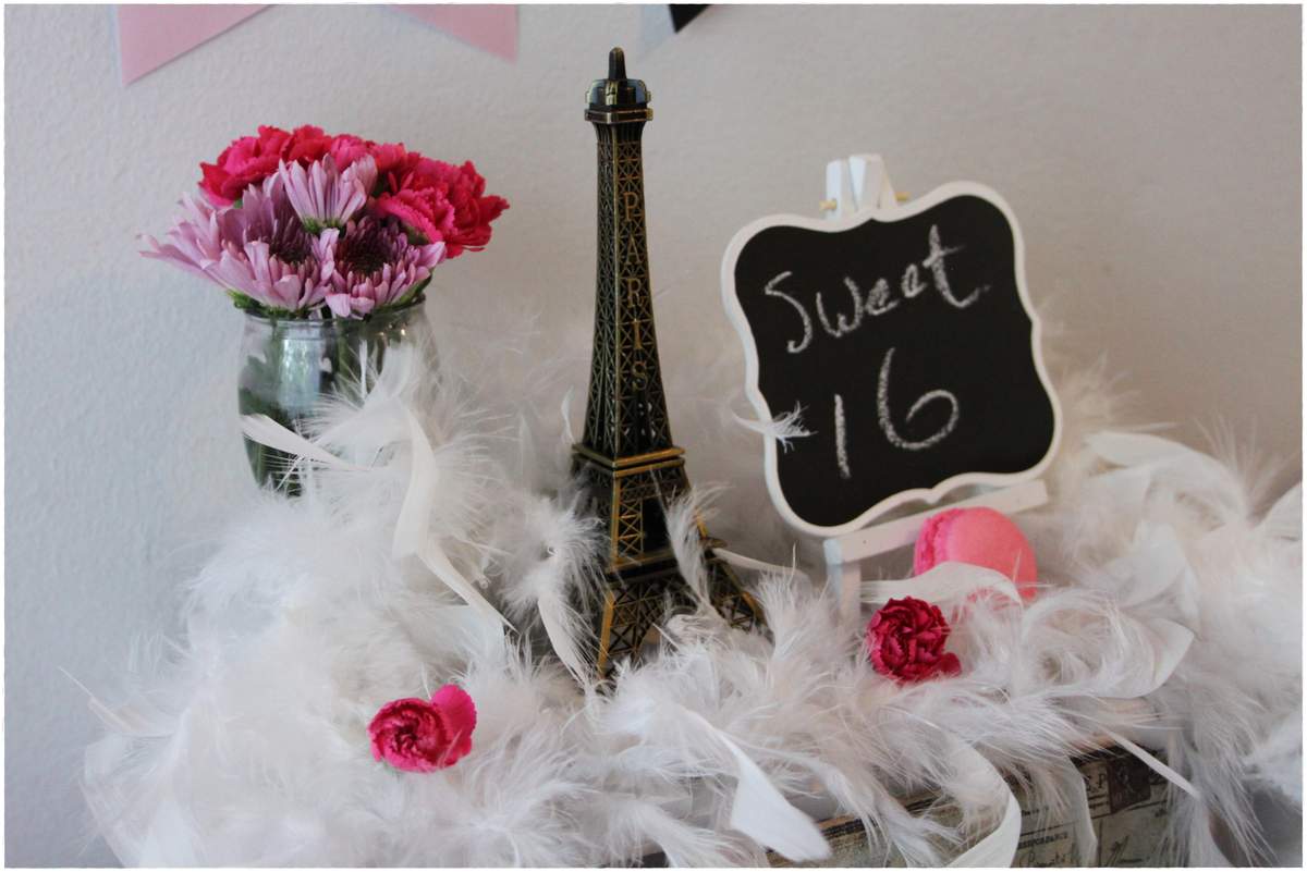 Parisian Sweet 16 Birthday Party Ideas | Photo 5 of 18 | Catch My Party
