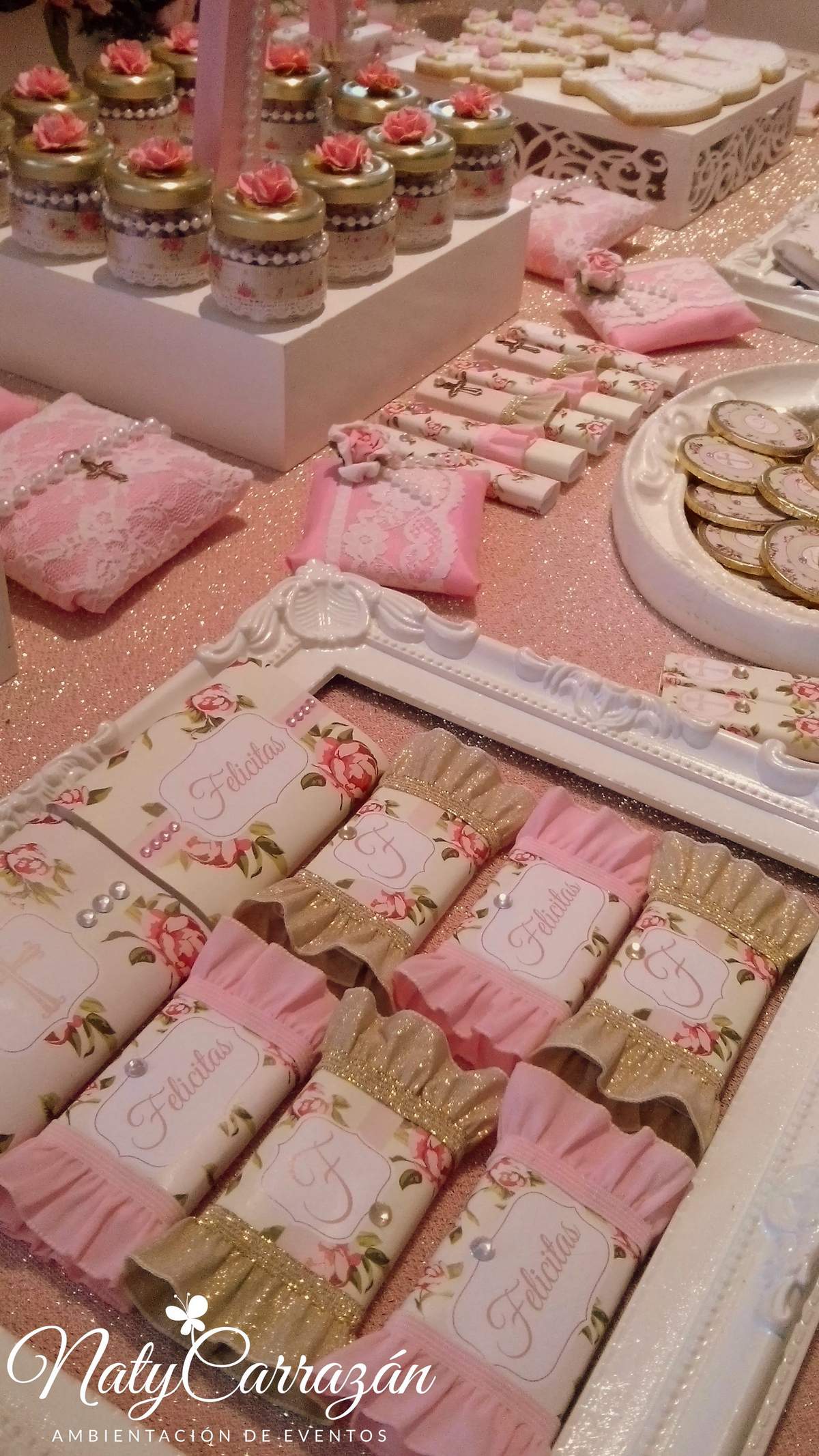 Baptism girl Baptism Party Ideas | Photo 30 of 30 | Catch My Party