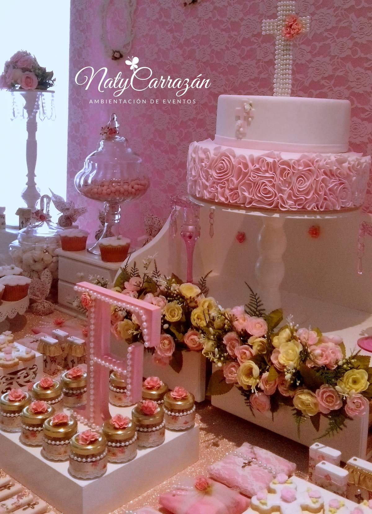 Baptism girl Baptism Party Ideas | Photo 30 of 30 | Catch My Party