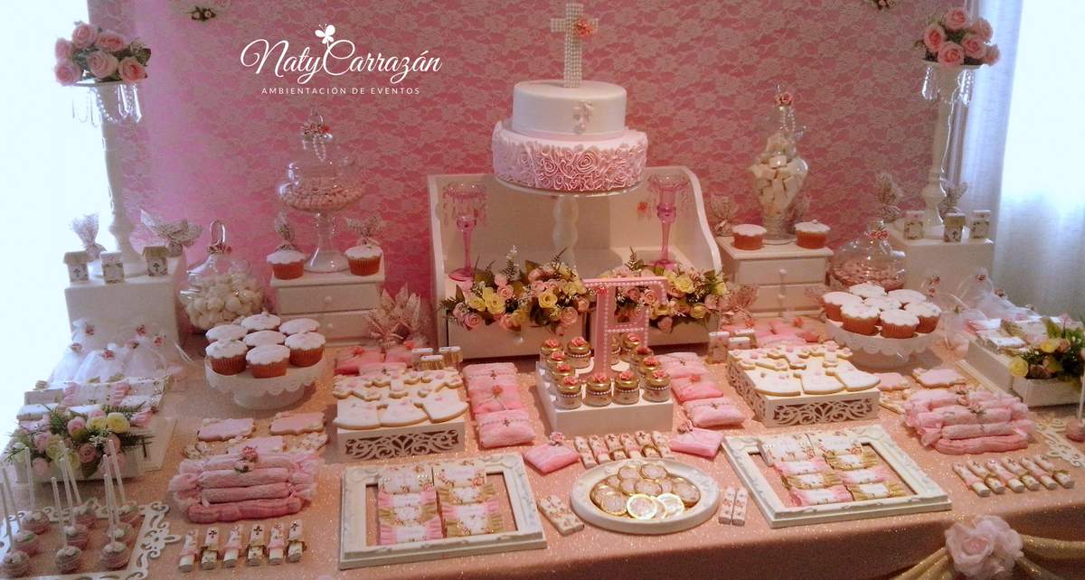 Baptism girl Baptism Party Ideas | Photo 30 of 30 | Catch My Party