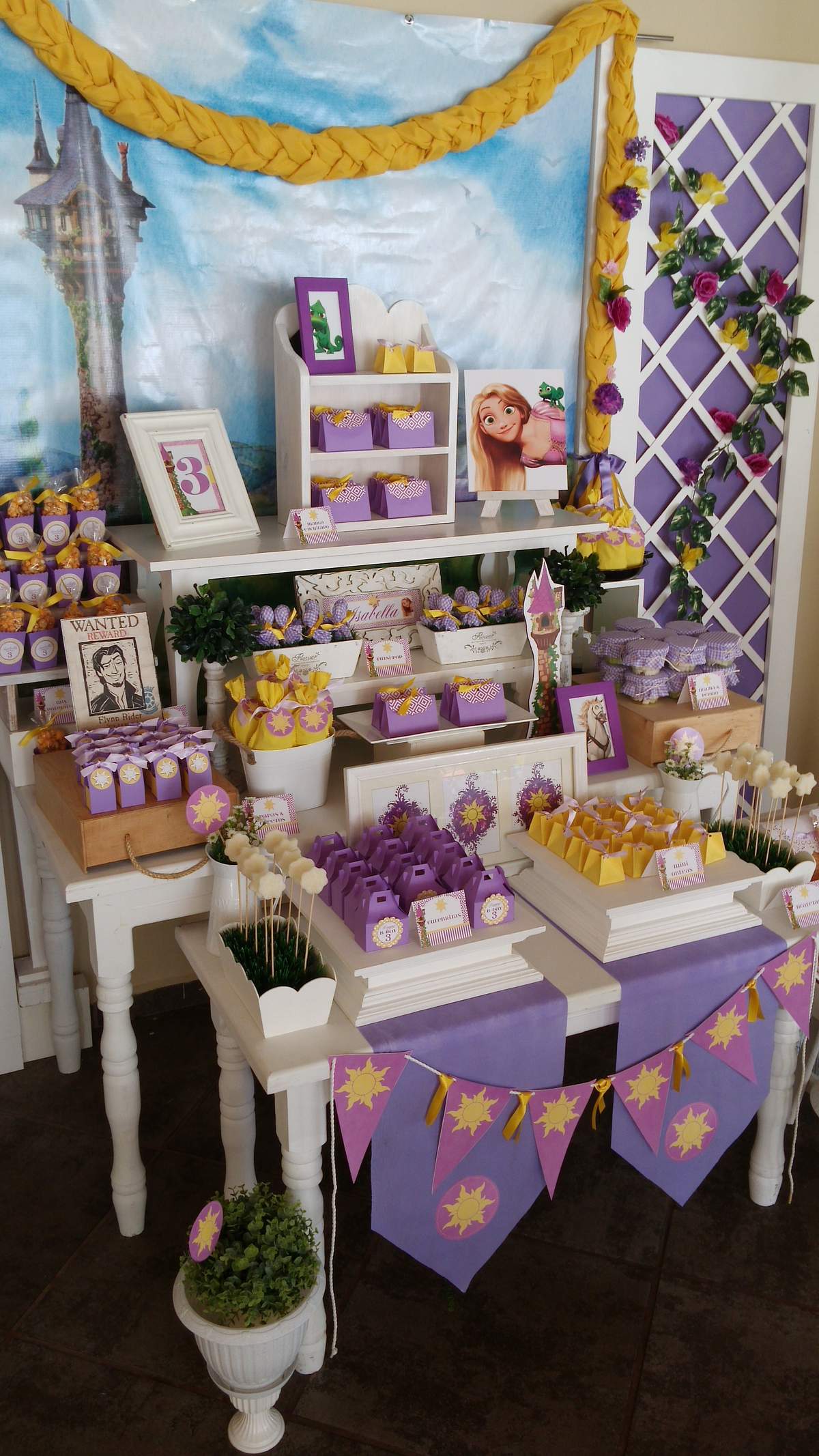Rapunzel / Tangled Princess Party Party Ideas | Photo 35 of 40 | Catch ...