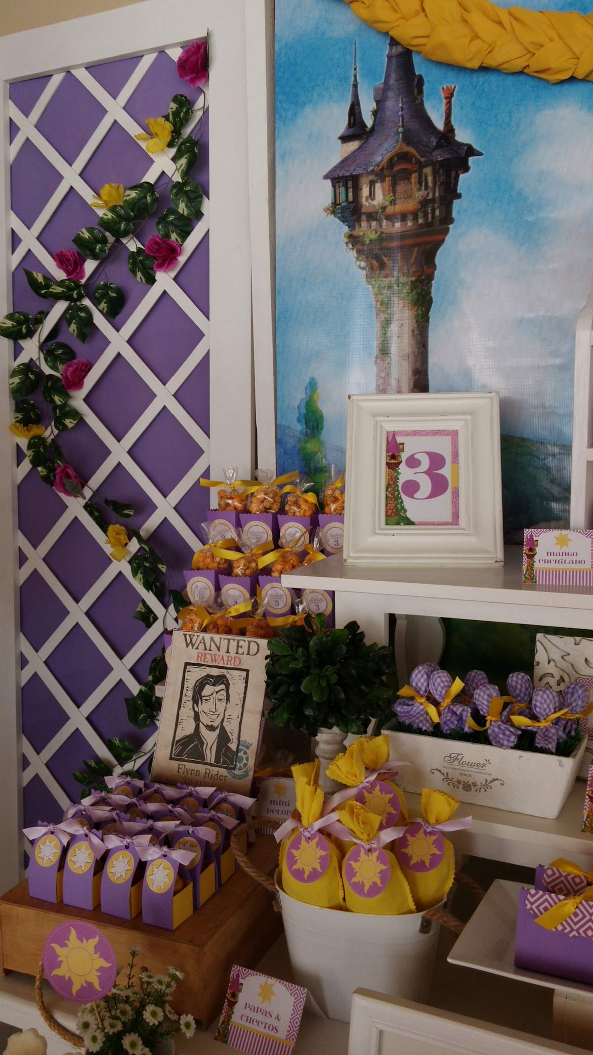 Rapunzel / Tangled Princess Party Party Ideas | Photo 35 of 40 | Catch ...