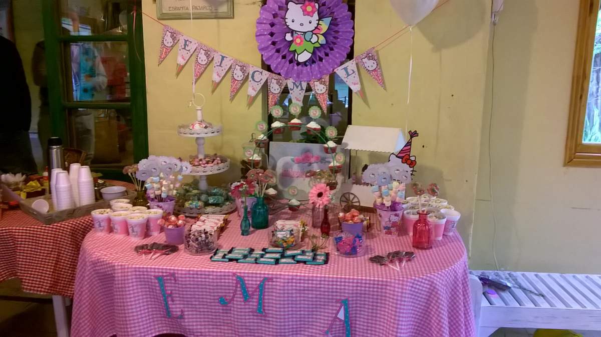 Hello Kitty Candy bar / Birthday "Ema 1 añito" | Catch My Party