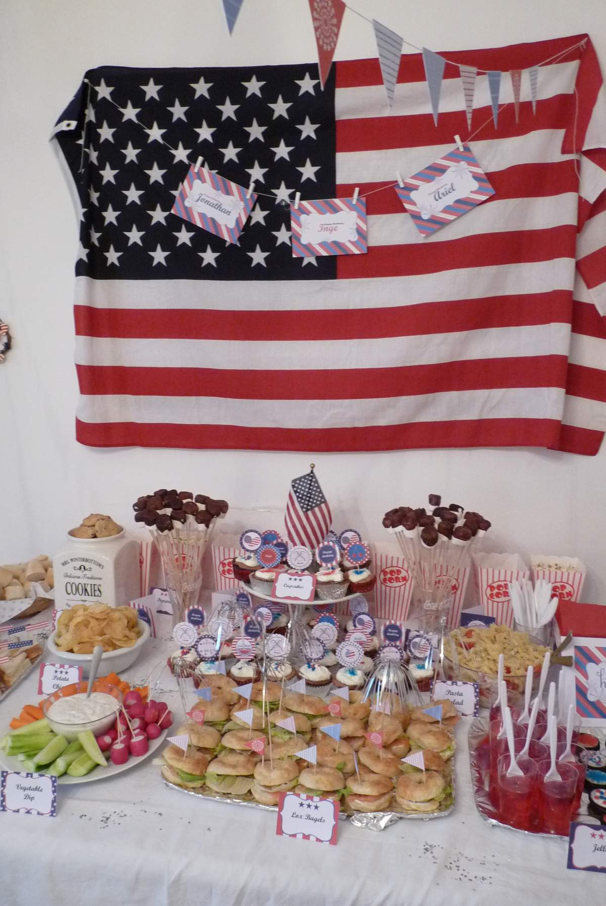 USA Birthday Party Ideas | Photo 21 of 21 | Catch My Party