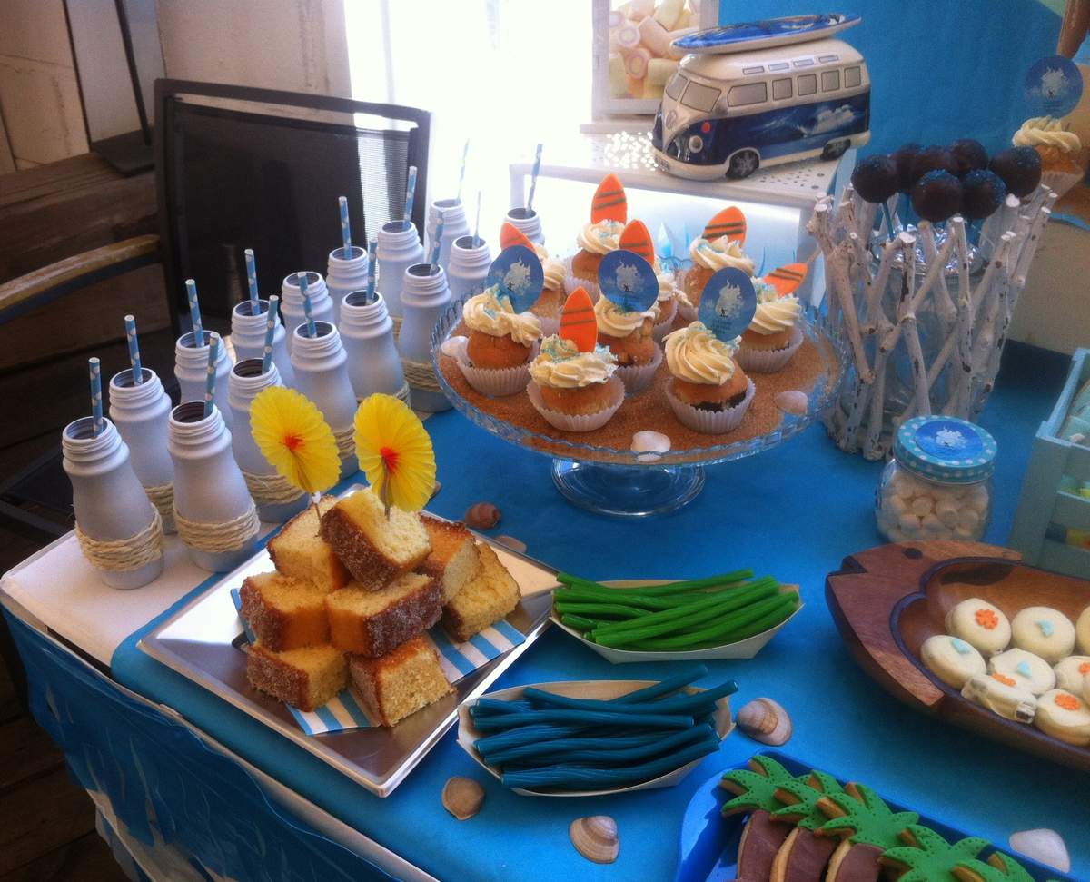 Beach / Surf first communion Party Ideas | Photo 26 of 28 | Catch My Party