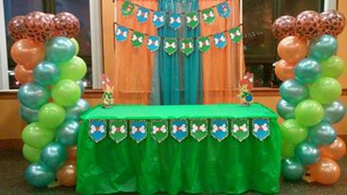 Pebbles Birthday Party Ideas | Photo 1 of 10 | Catch My Party