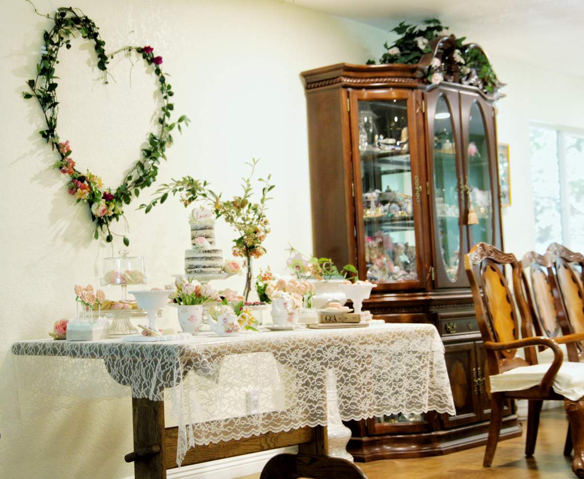Hearts and Cookies Rustic Afternoon Tea Bridal/Wedding Shower Party ...