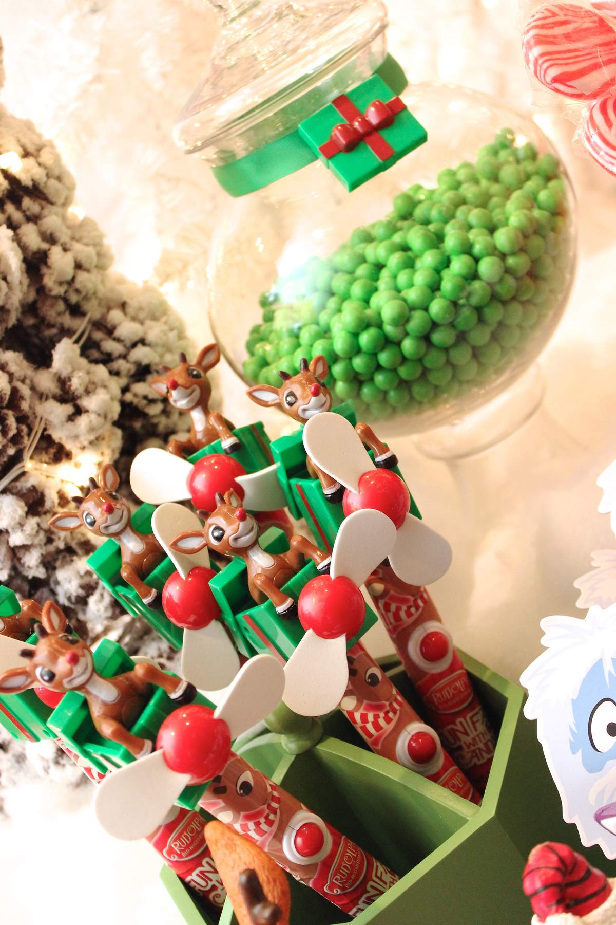 Rudolph The Red Nose Reindeer Birthday Party Ideas | Photo 1 of 38 ...