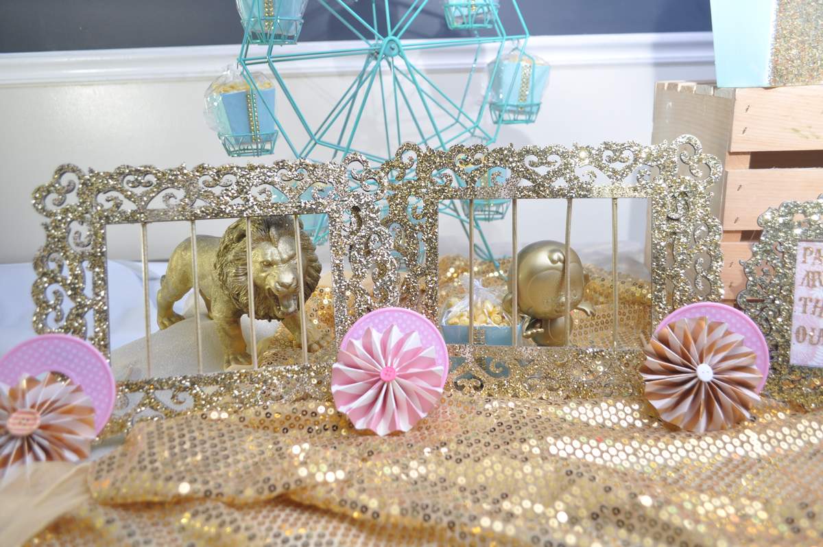 Vintage carnival / circus glam Baby Shower Party Ideas | Photo 8 of 31 ...