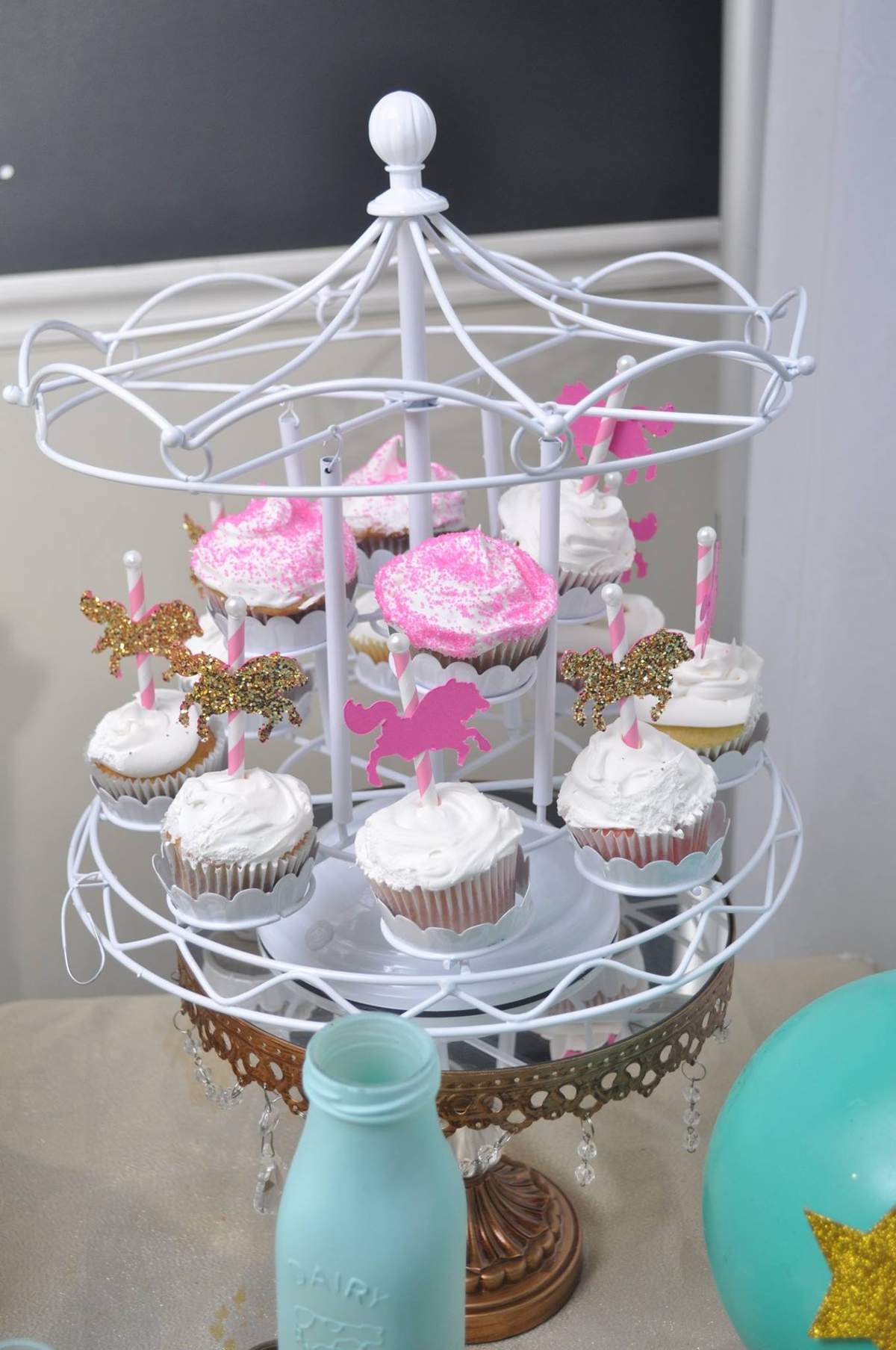 Vintage carnival / circus glam Baby Shower Party Ideas | Photo 8 of 31 ...