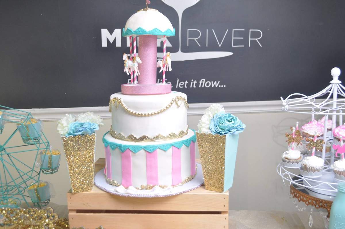 Vintage carnival / circus glam Baby Shower Party Ideas | Photo 8 of 31 ...