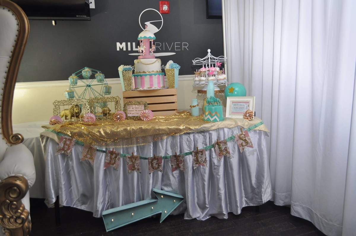 Vintage carnival / circus glam Baby Shower Party Ideas | Photo 8 of 31 ...