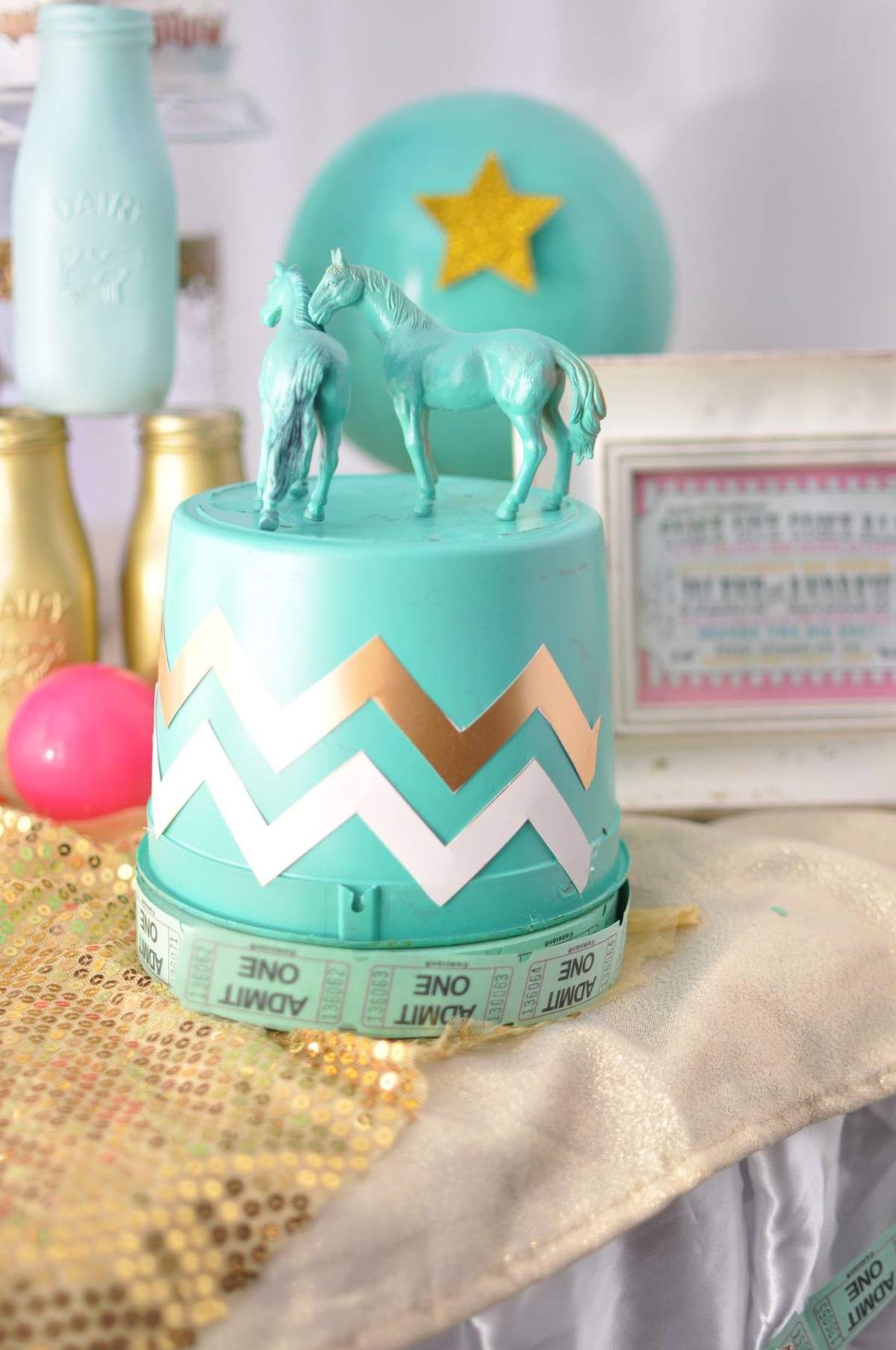 Vintage carnival / circus glam Baby Shower Party Ideas | Photo 7 of 31 ...