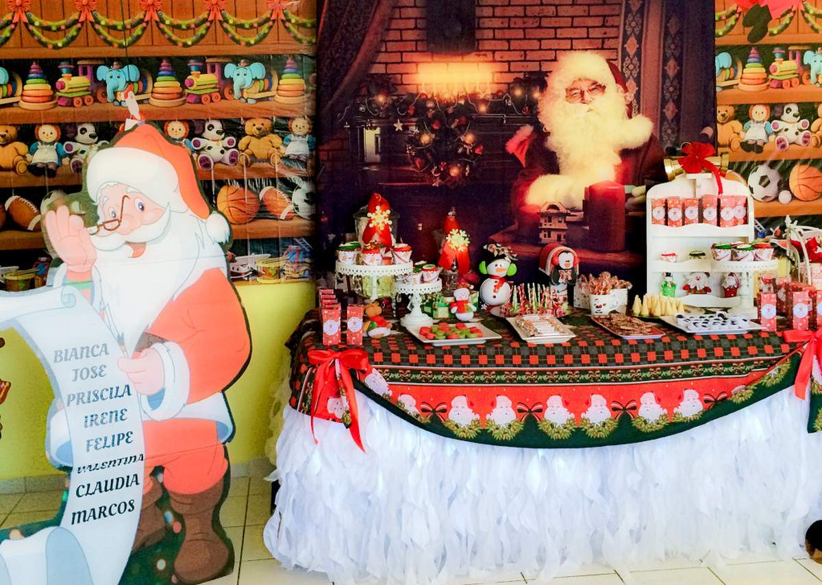 Candy Bar for Santa in his workshop Christmas/Holiday Party Ideas ...