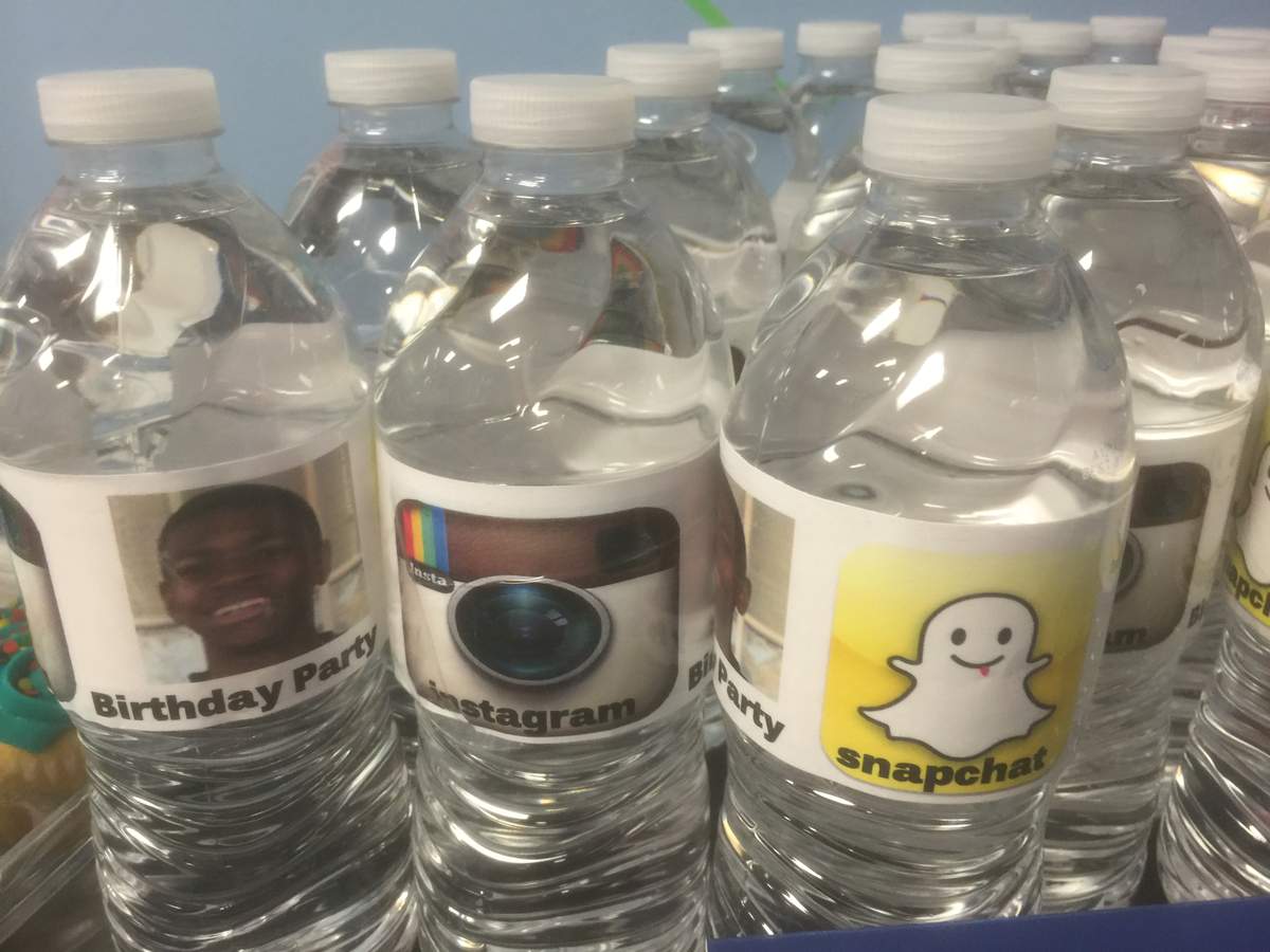 Instagram, Snapchat, Facebook, Twitter, Google Inspired Birthday Party ...