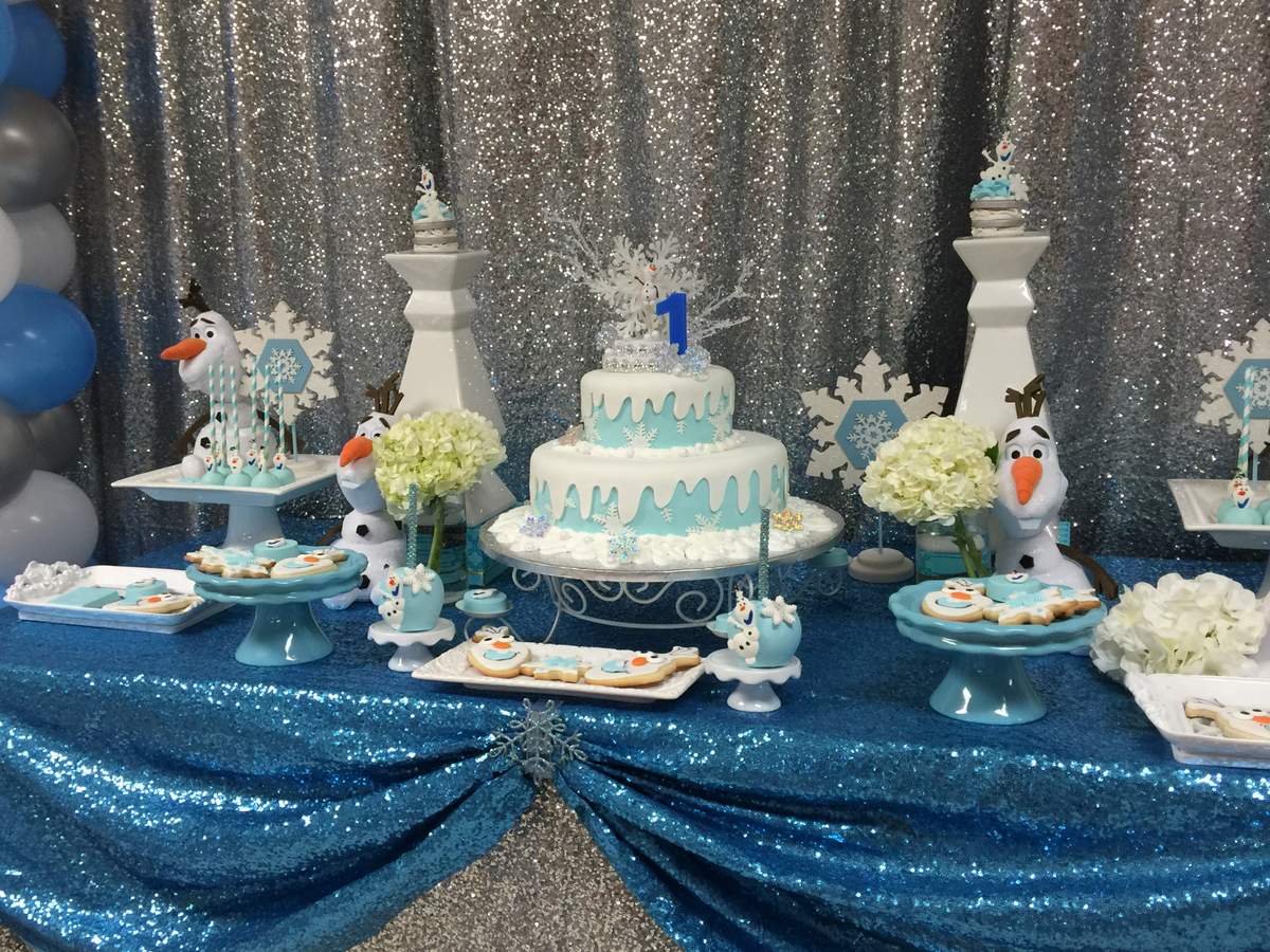 Winter & Olaf Birthday Party Ideas | Photo 1 of 19 | Catch My Party