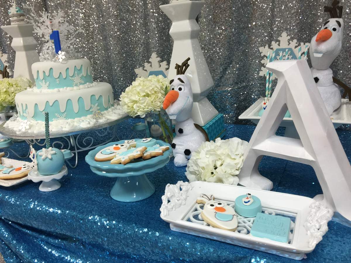 Winter & Olaf Birthday Party Ideas | Photo 1 of 19 | Catch My Party