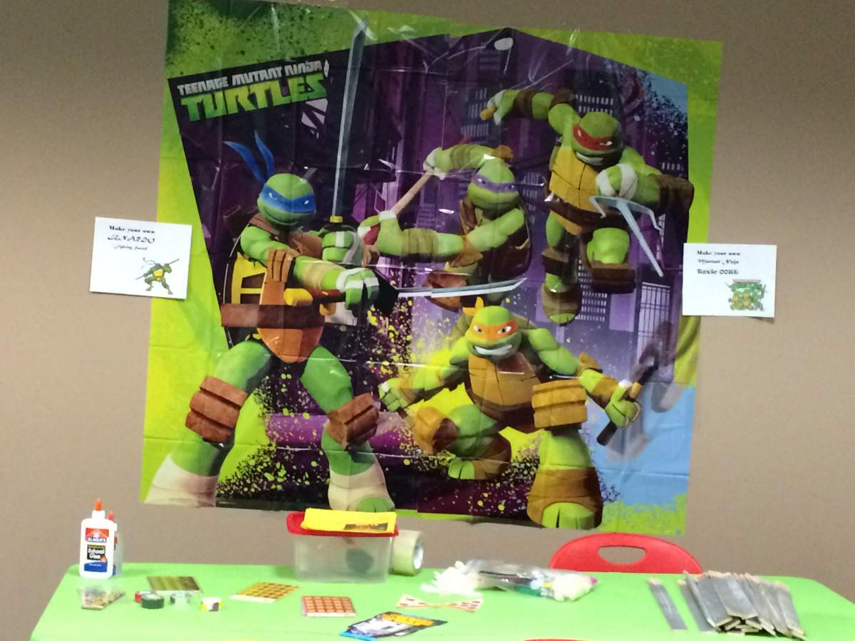 TMNT Birthday Party Ideas | Photo 1 of 17 | Catch My Party