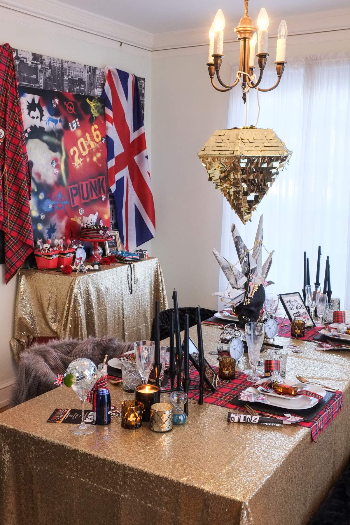 Glam Punk Rock New Year's Party Ideas | Photo 1 of 35 | Catch My Party