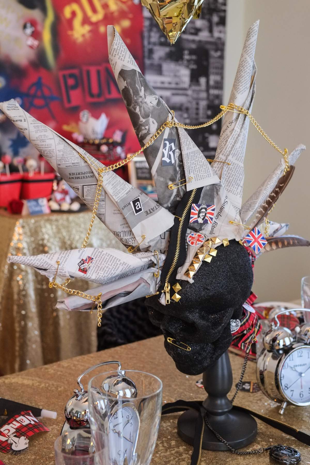 Glam Punk Rock New Year's Party Ideas | Photo 1 of 35 | Catch My Party