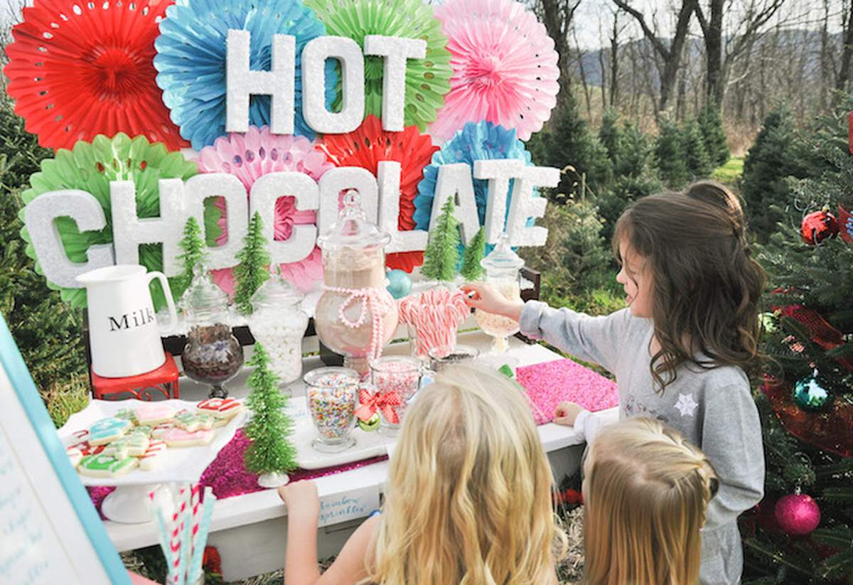 Hot Chocolate Bar Christmas/Holiday Party Ideas | Photo 1 of 38 | Catch ...