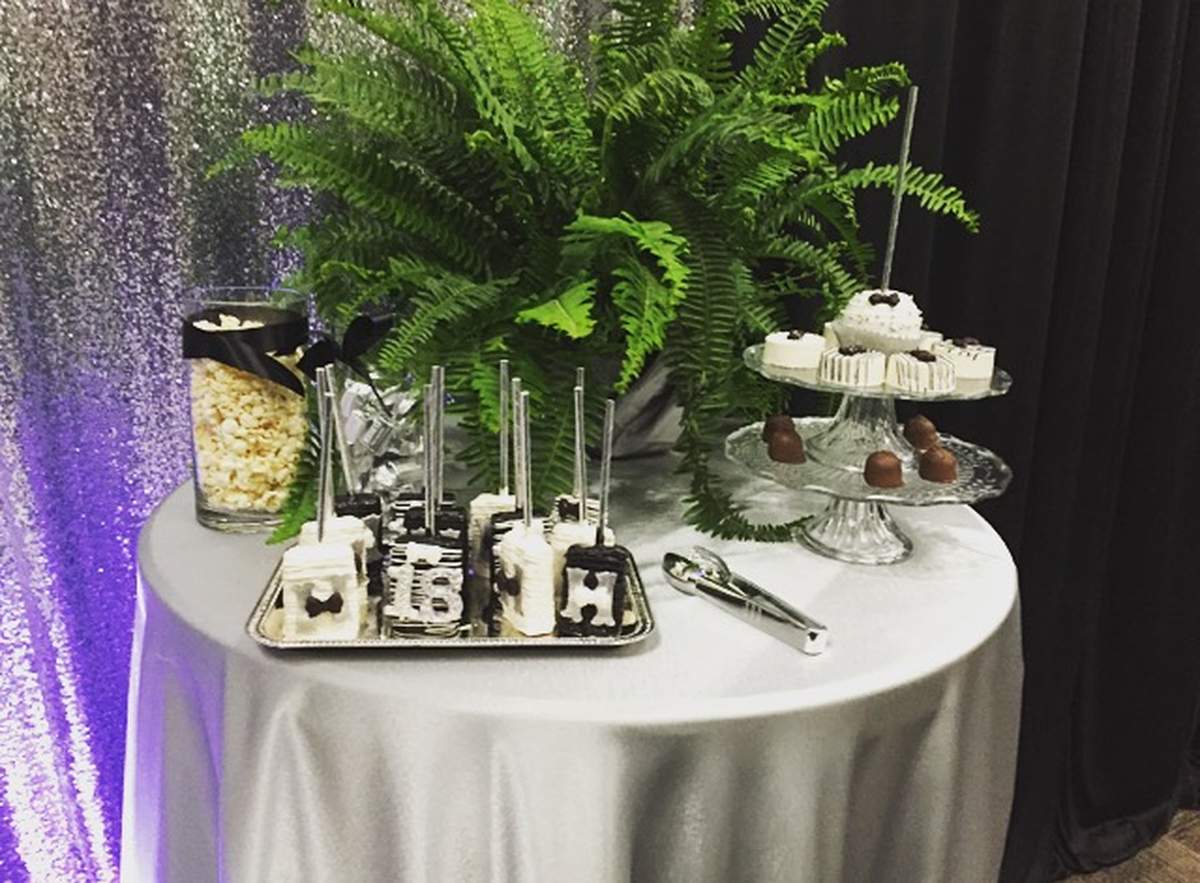 Silver and Black Birthday Party Ideas | Photo 1 of 38 | Catch My Party