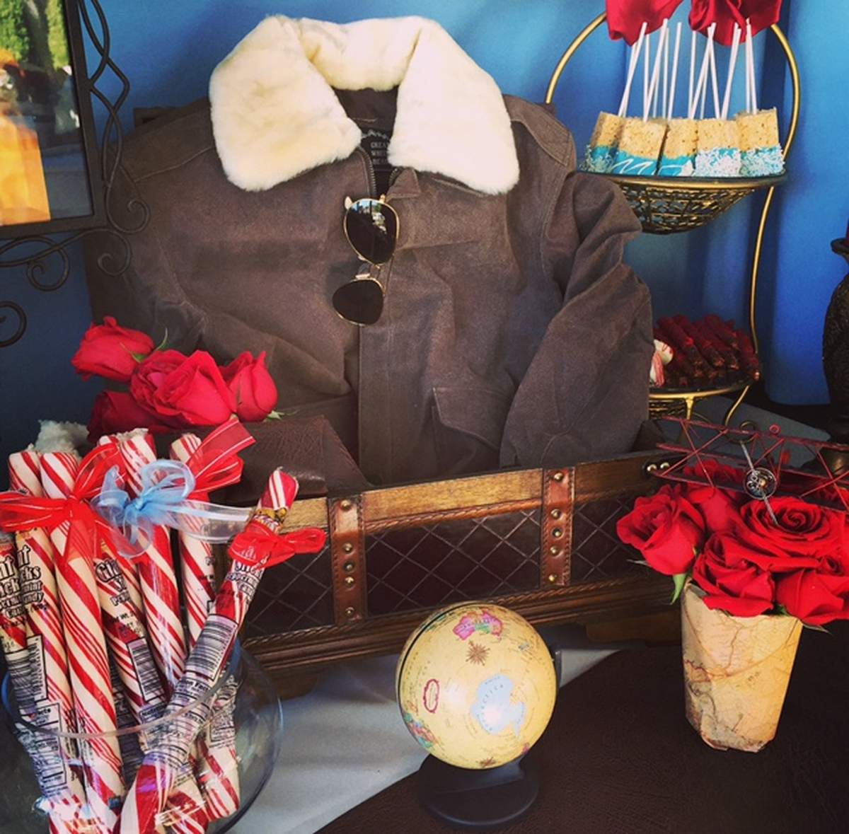 Baby Aviator -Airplane Baby Shower Party Ideas | Photo 14 of 32 | Catch ...