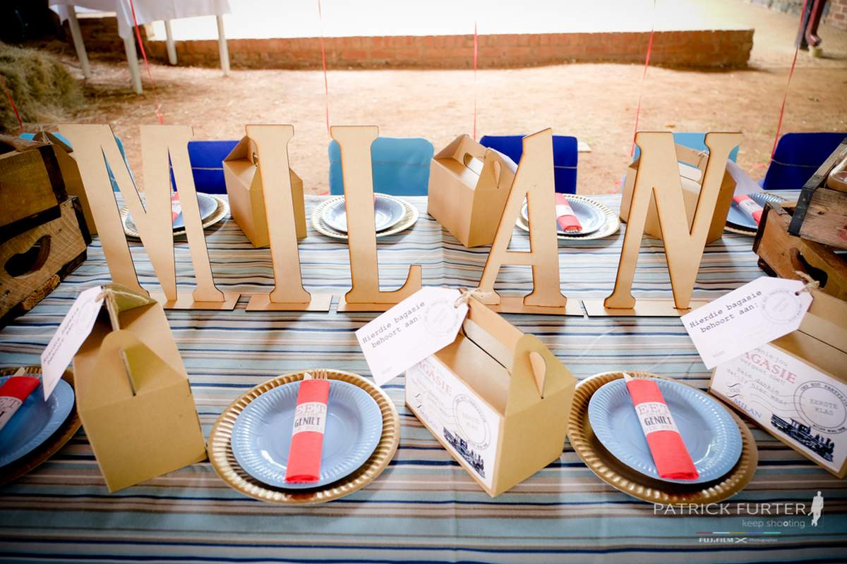 Vintage train Birthday Party Ideas | Photo 7 of 23 | Catch My Party