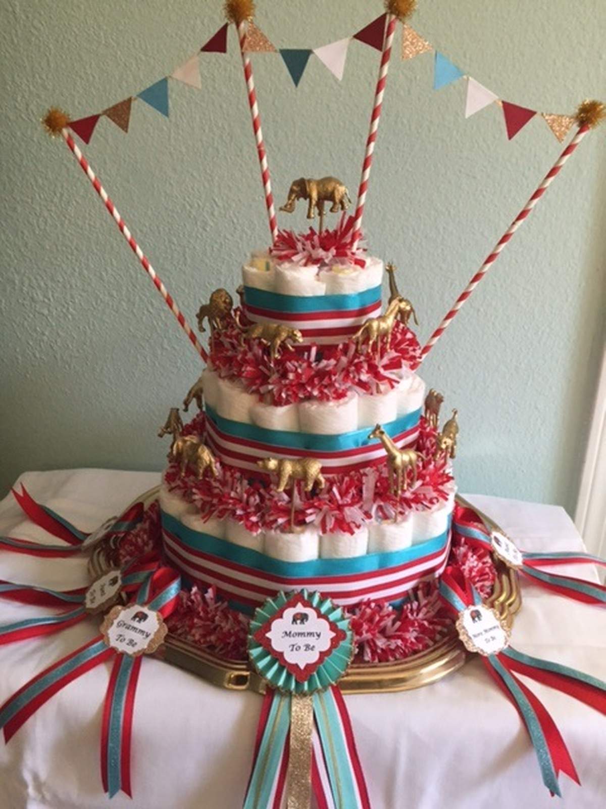 Circus / Carnival Baby Shower Party Ideas | Photo 3 of 7 | Catch My Party