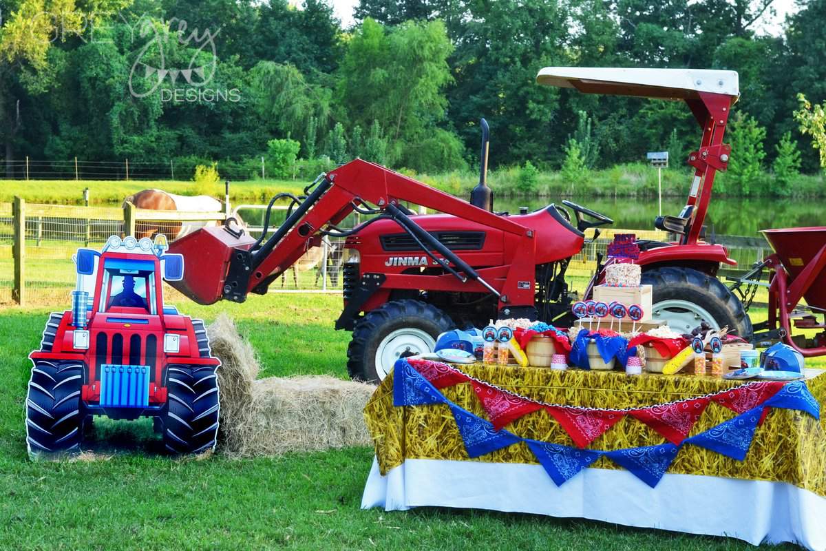 Tractor, Farm Birthday Party Ideas | Photo 10 of 32 | Catch My Party