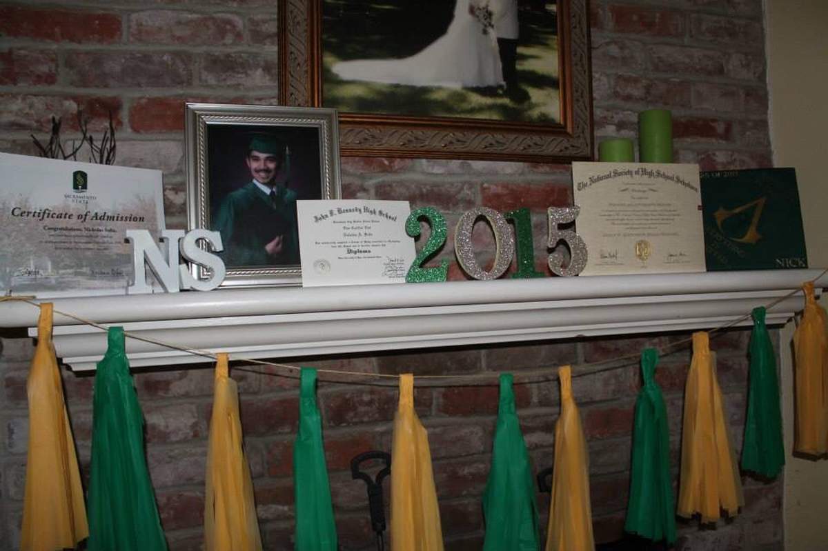 Yellow & green Graduation/End of School Party Ideas | Photo 3 of 25 ...