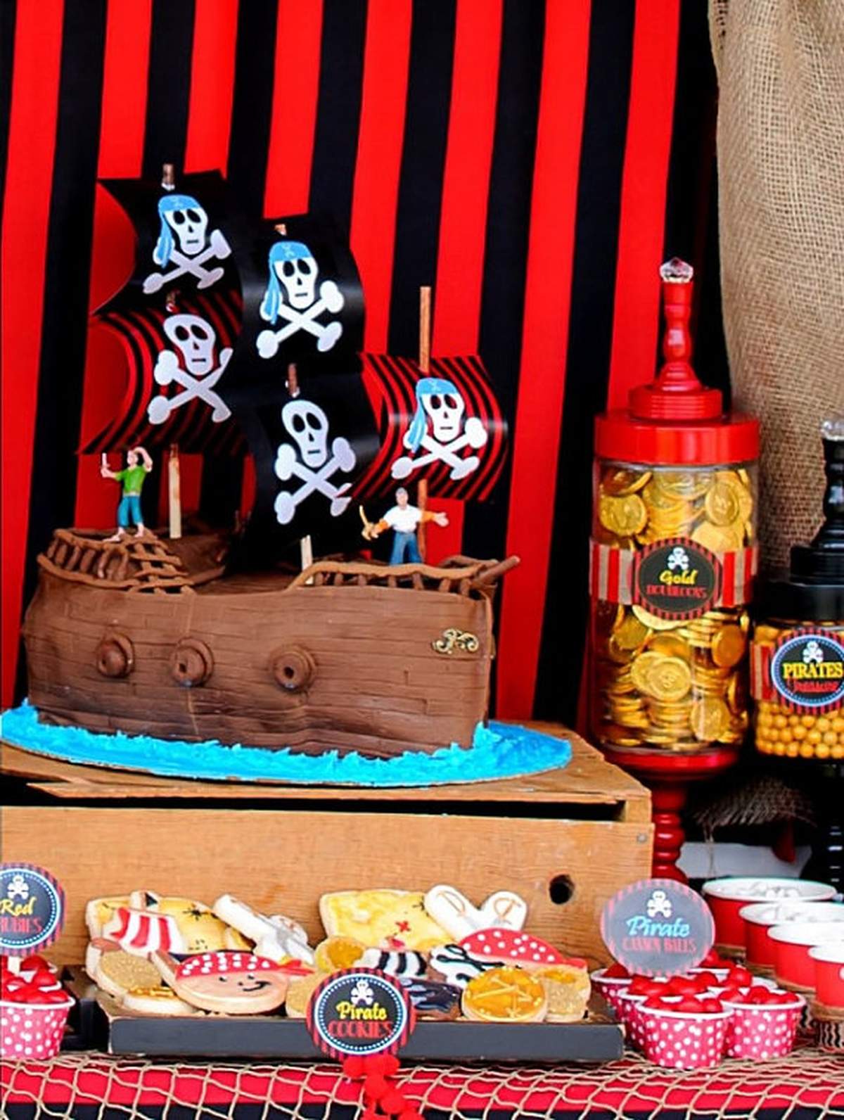 Pirate Birthday Party Ideas | Photo 9 of 43 | Catch My Party